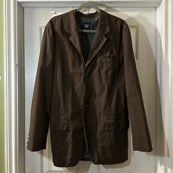 GAP | Suits & Blazers | Vintage Gap Fully Lined Mens Xl Brown Textured ...